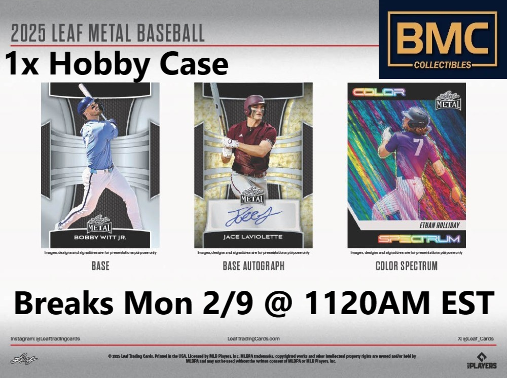 Luke Dickerson 2025 Leaf Metal Baseball Hobby 1x Case #24 | eBay