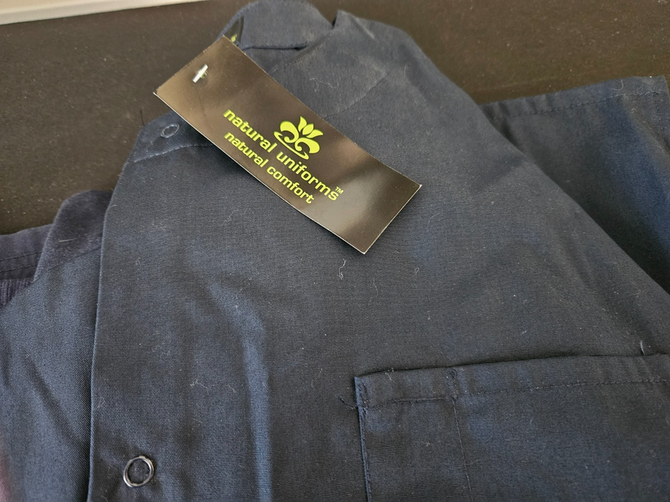 Natural Uniforms Snap Scrub Jacket W/ Tags "Evit" & Koi Scrub Pants XL ...