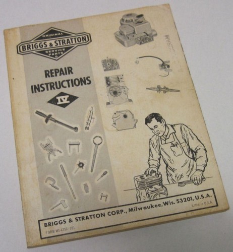 Briggs & Stratton Repair Instructions ~ All Popular Engine Models ...