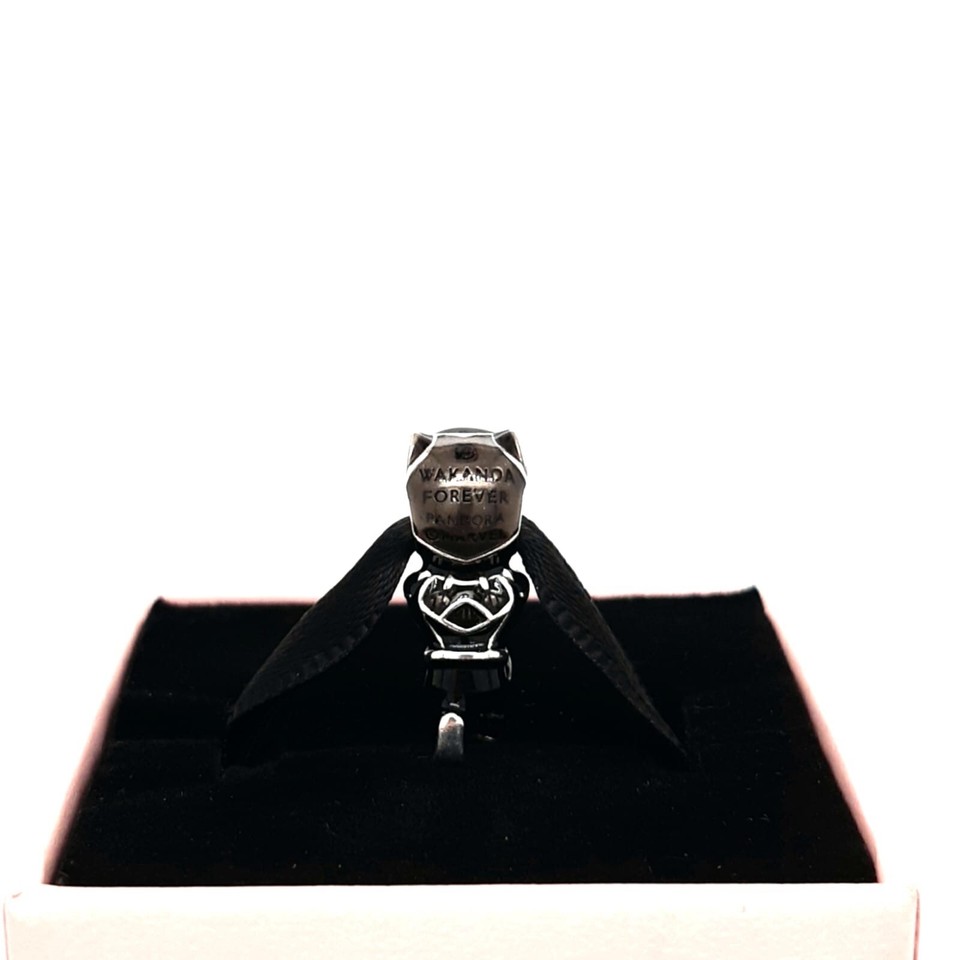 GENUINE PANDORA x DISNEY x MARVEL The Avengers Black Panther Charm ...