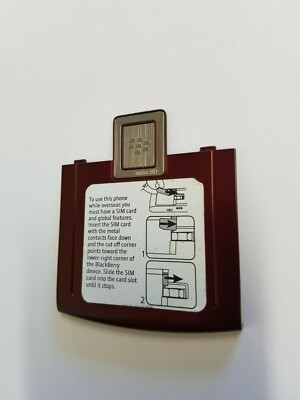 Red Back Battery Door Cover Replacement Part For Verizon Blackberry ...