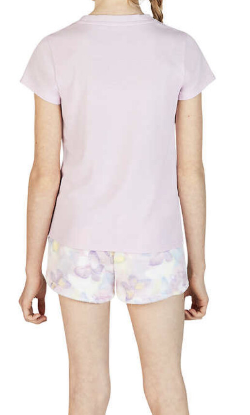 Girl BCBG Youth 4-piece Lounge Sleep Set Sleepwear Top Tee Shorts ...