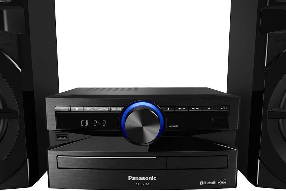PANASONIC SC-UX100E-K Bluetooth Megasound Party Hi-Fi System - Black ...