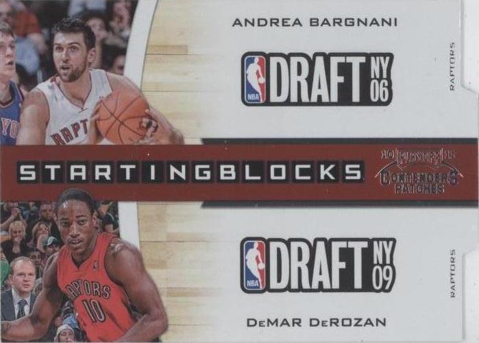 2010-11 Playoff Contenders Patches - Starting Blocks DeMar DeRozan ...