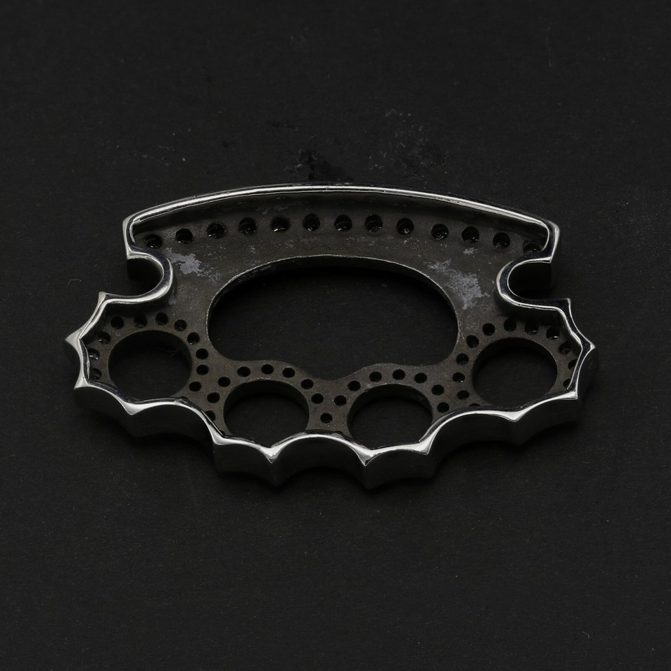 Stainless Steel 316 Knuckles / Knuckle Duster with Cubic Zirconia ...