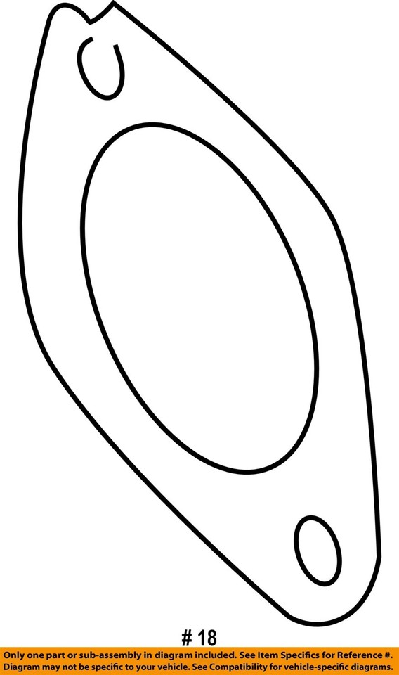 GM OEM Turbocharger Turbo-Cooler Pipe Gasket 98054444 | eBay