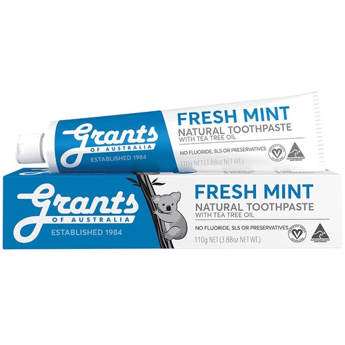 Grants of Australia Toothpaste Fresh Mint with Tea Tree Oil 110g Online ...