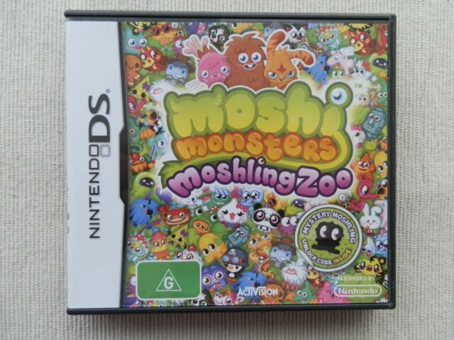 Moshi Monsters Moshling Zoo Nintendo DS 3ds Game *complete* for sale ...