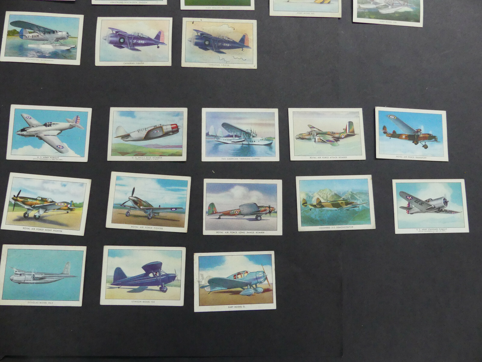 Wings Cigarettes Modern American Airplanes, Over 75 Cards | eBay