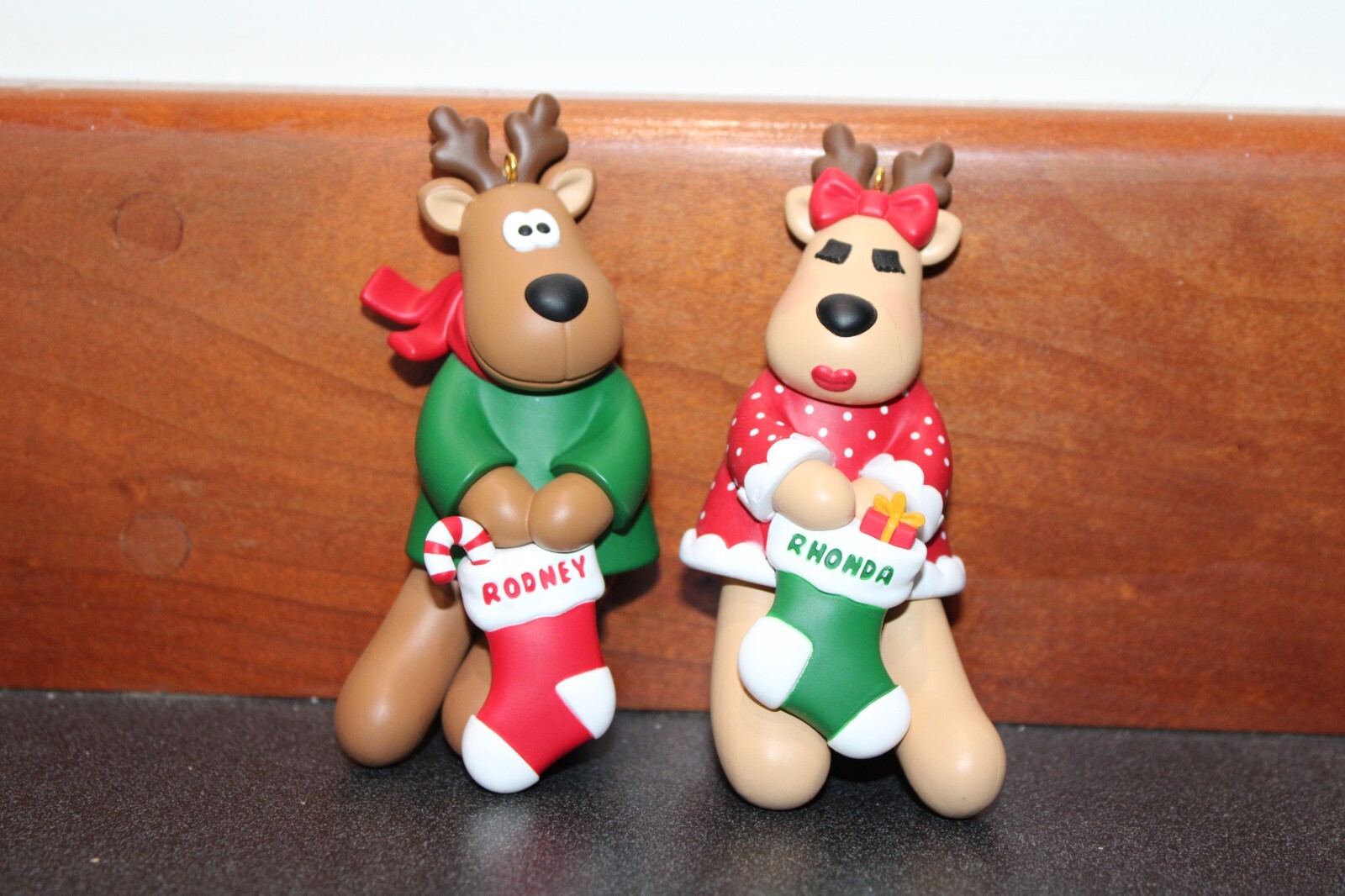 NIB Hallmark 2024 Reindeer Rhonda & Rodney Surprise Mystery Ornaments ...