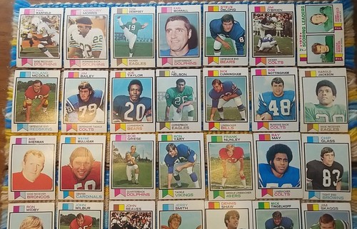 1973 Topps Football Card Lot of 50 W/STARS, HOF, ROOKIES Vintage ...