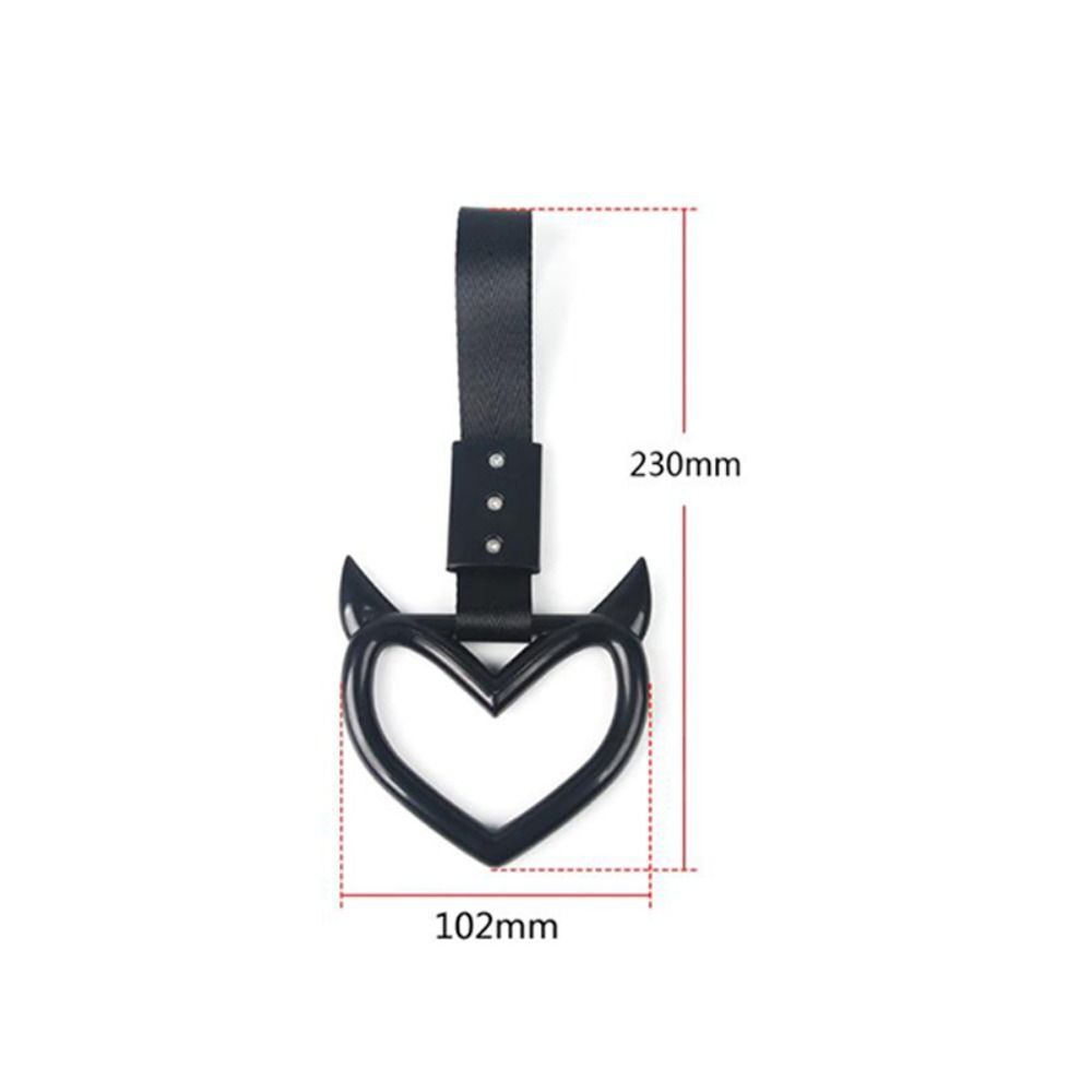 Pull Car Tow Ring Front Rear Bumper Heart Shape Strap Towing Rope Car ...