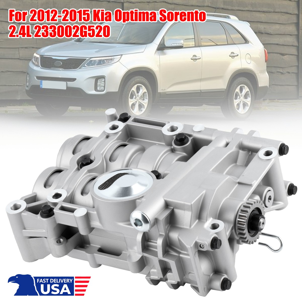 Oil Pump 233002G510 fits Hyundai Azera 2011-2014 2.4L Kia Sorento 2012 ...