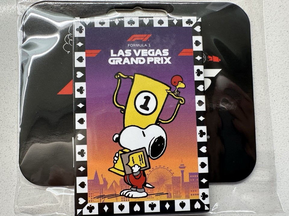 F1 Las Vegas Grand Prix Formula 1 Snoopy Peanuts Magnet 75th ...