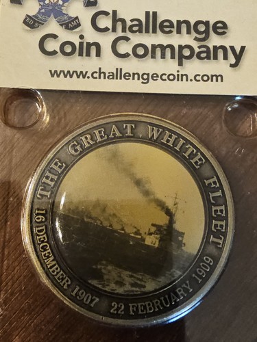 US Navy Challenge Coin: THE GREAT WHITE FLEET 1907-1909 U.S. Naval ...