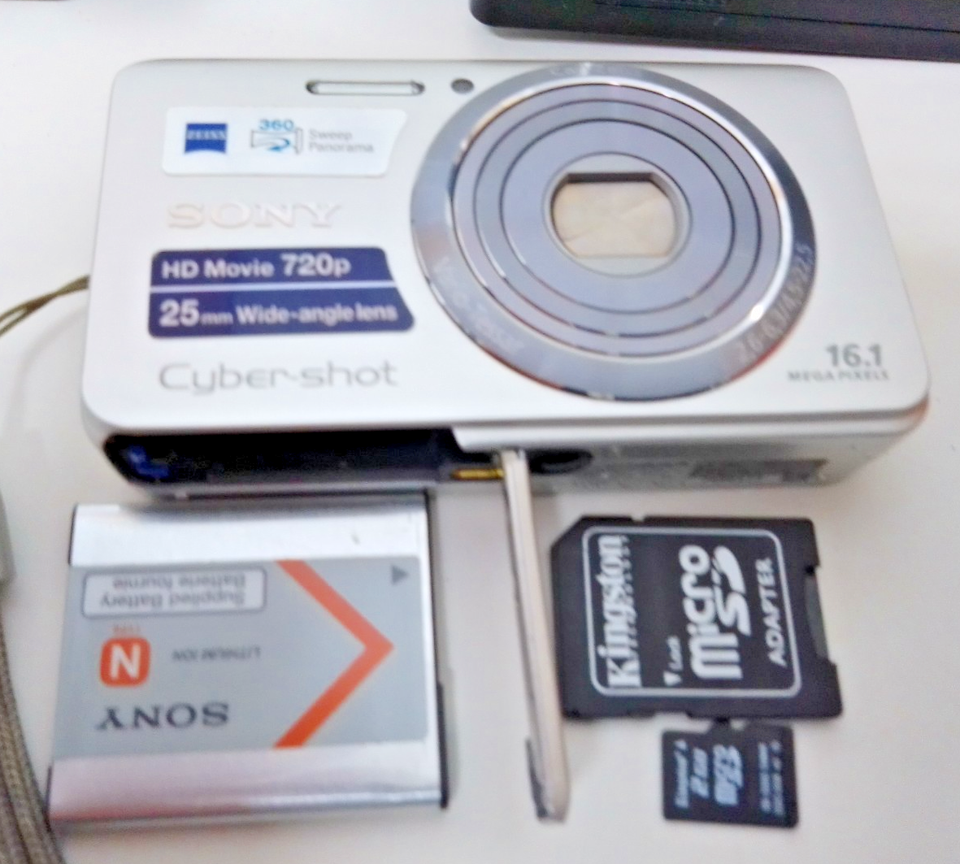 Sony Cyber-Shot DSC-W650 16.1MP funktioniert gut Digitalkamera ansehen ...