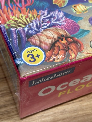 Floor Puzzle NEW 48 Pcs Giant Size Ocean Animals by Lakeshore SEALED ...