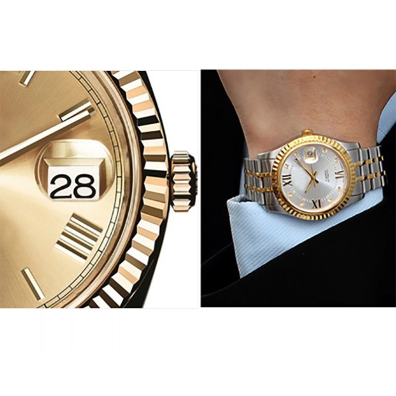 Watch Crystal Glass Sapphire Bubble Magnifier Calendar Lens Small Date ...
