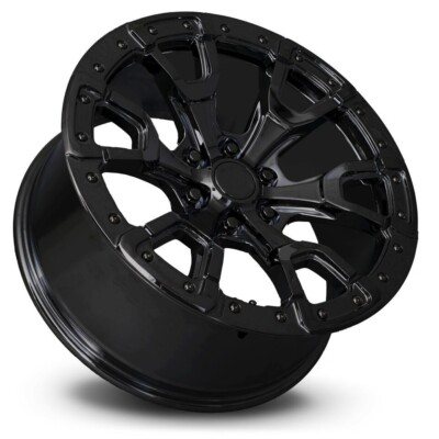 20" New Raptor Style Gloss Black Wheels 2021-24 Rims fit Ford Bronco ...