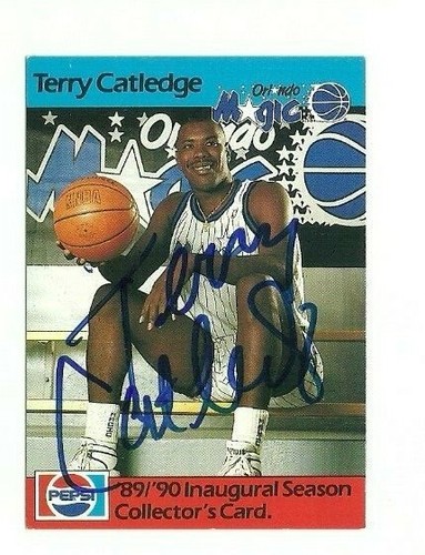 Terry Catledge 1989-90 Pepsi Orlando Magic signed autographed card | eBay