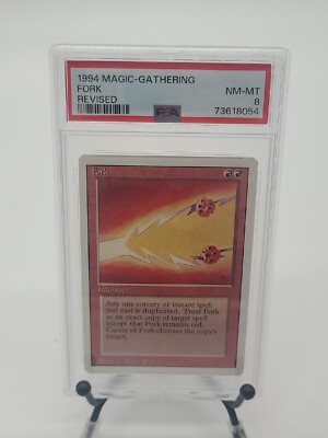 PSA 8 1994 MTG MAGIC THE GATHERING REVISED FORK GRADED | eBay