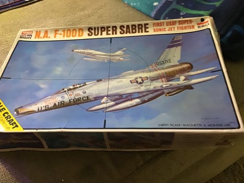 ESCI 1/48 Scale North American F-100D Super Sabre Model Kit No. 4008 | eBay