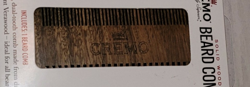 Cremo Verawood Beard Comb Woodsy Scent NIB | eBay