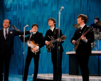 8x10 color photo of The Beatles on the Ed Sullivan Show. | eBay
