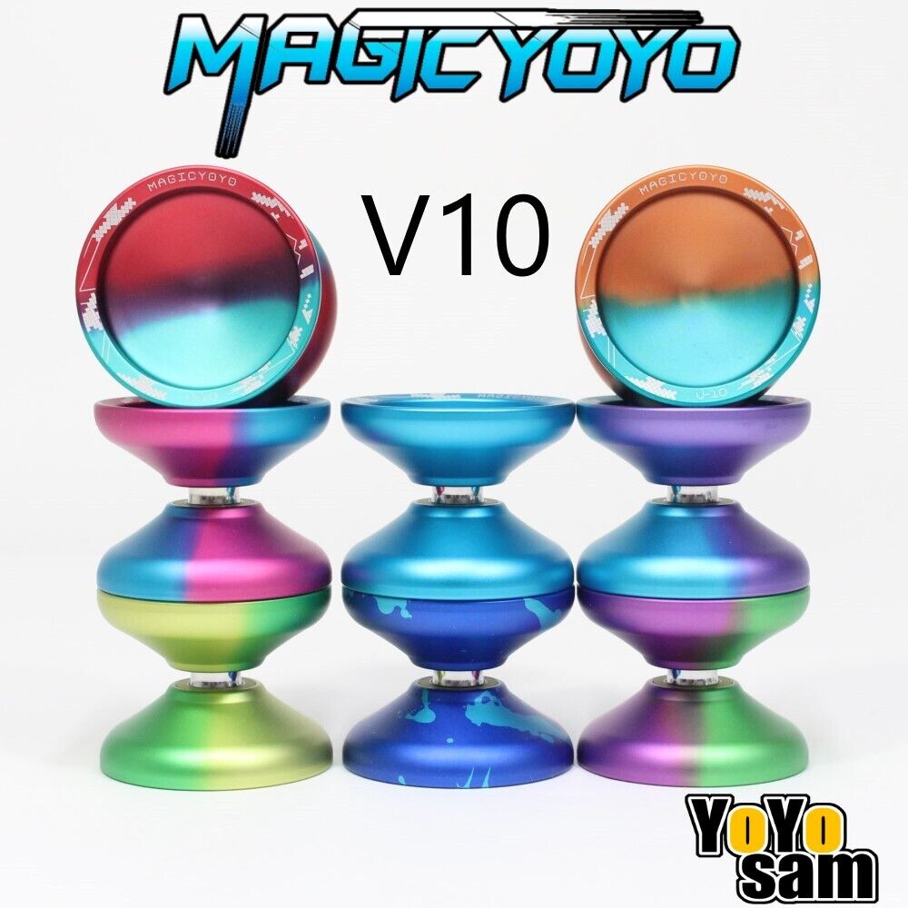 MAGICYOYO V10 Yo-Yo - Unesponsive Beginner Metal Fingerspin MAGICYOYO V10 Yo-Yo - Unesponsive Beginner Metal Fingerspin