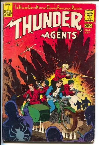 THUNDER Agents #11 1967 - Tower -VG - Comic Book | eBay