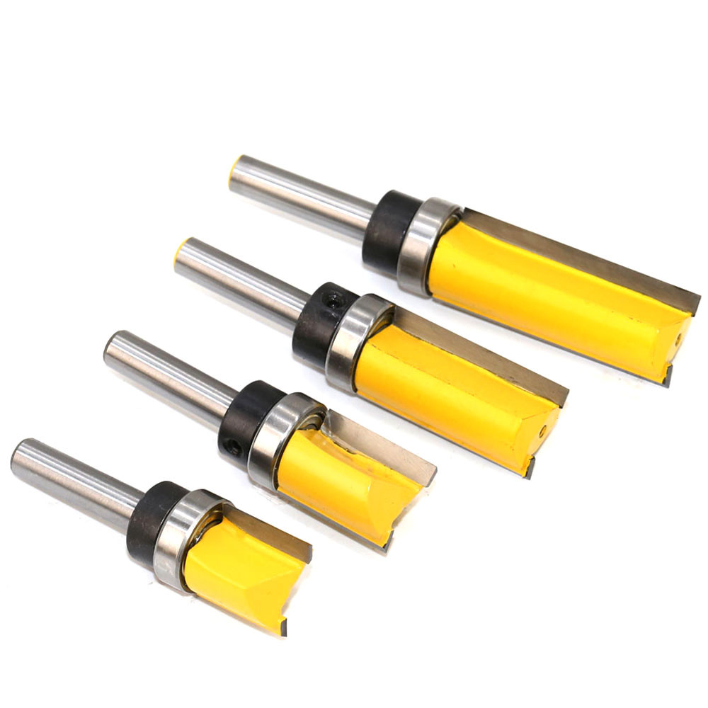 4PCS 8mm Shank 3/4" Diameter Flush Trim Template Router Bit | eBay