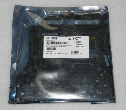 NEW GENUINE ALIENWARE M18 R1 MOTHERBOARD i9 13980HX 5.6GHz RTX 4090 ...