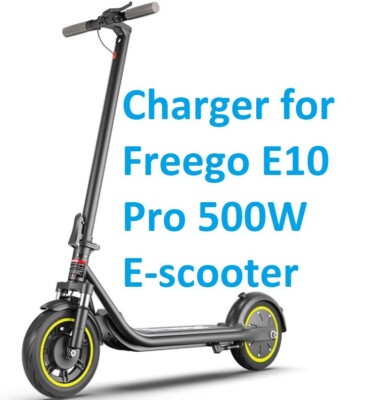 🔥power supply Charger For Freego E10 Pro 500W Powerful Electric Riding Scooter | eBay