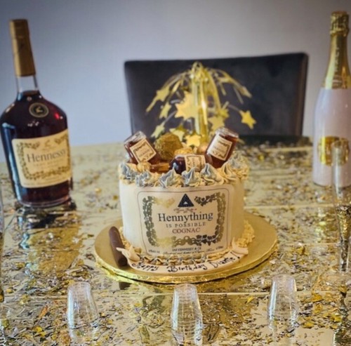 Hennessy Cake Topper ~ Edible Cake Image ~ Hennything Is Possible Cake ...