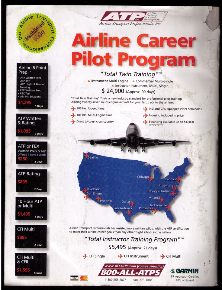 Flight Training Magazine May 1998 Aviation Safety Recreational Pilot ...