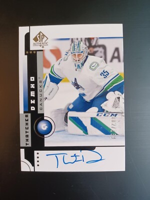 2021-22 SP Authentic Thatcher Demko Retro Auto /199 21-22 | eBay