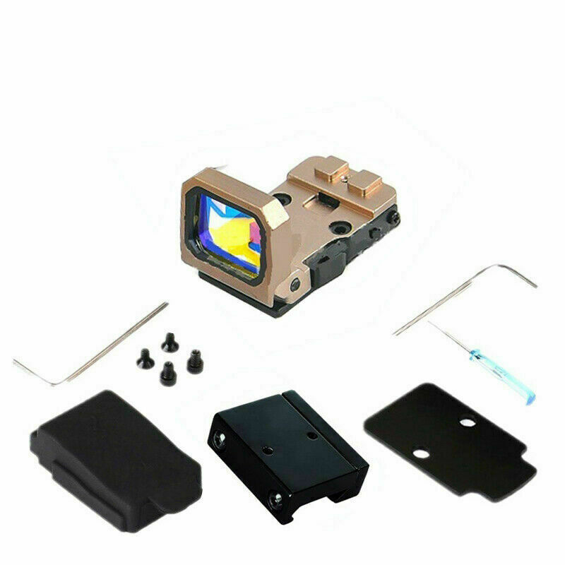 Tactical Flip Up Dot Sight Holographic Reflex Scope Foldable Red Dot ...