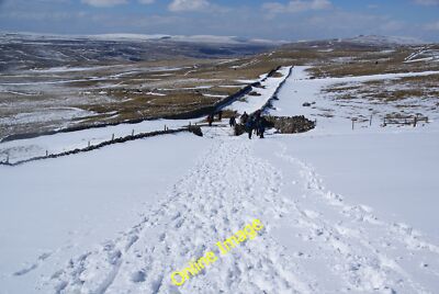 Photo 6x4 Bycliffe Road at Kelber Gate Conistone Part of a long descent ...