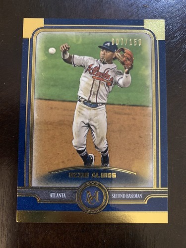 Ozzie Albies 2019 Topps Museum Collection Gold Card /150 Atlanta Braves ...