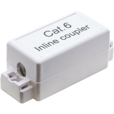 CAT6 Inline Coupler Unshielded UTP IDC Data Cable Joiner Connection Box ...