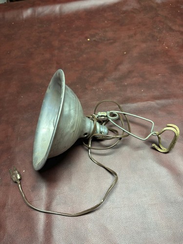 Vintage Shop Light Lamp Clamp On Industrial Aluminum 60s | eBay