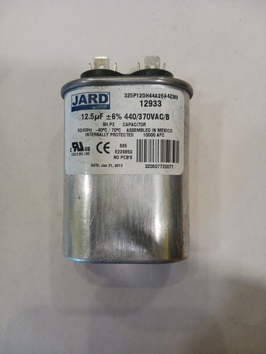 MARS JARD GE Capacitor Oval 12.5 uf MFD 370VAC 12933 | eBay