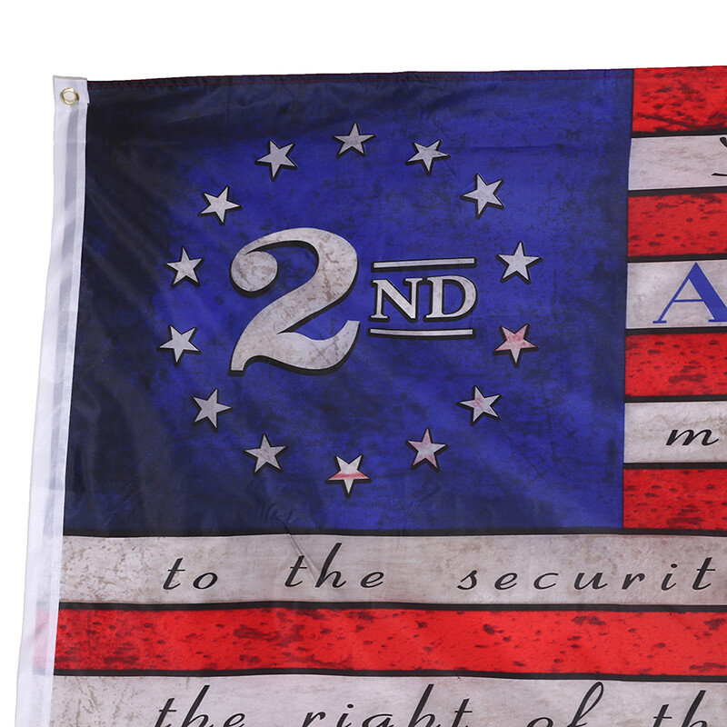 2nd Second Amendment 1791 Vintage American Flag Banner 3x5 Feet Man ...