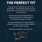 Bumper Bracket For 13-17 Honda Accord Sedan Side Cover Spacer Front RH ...