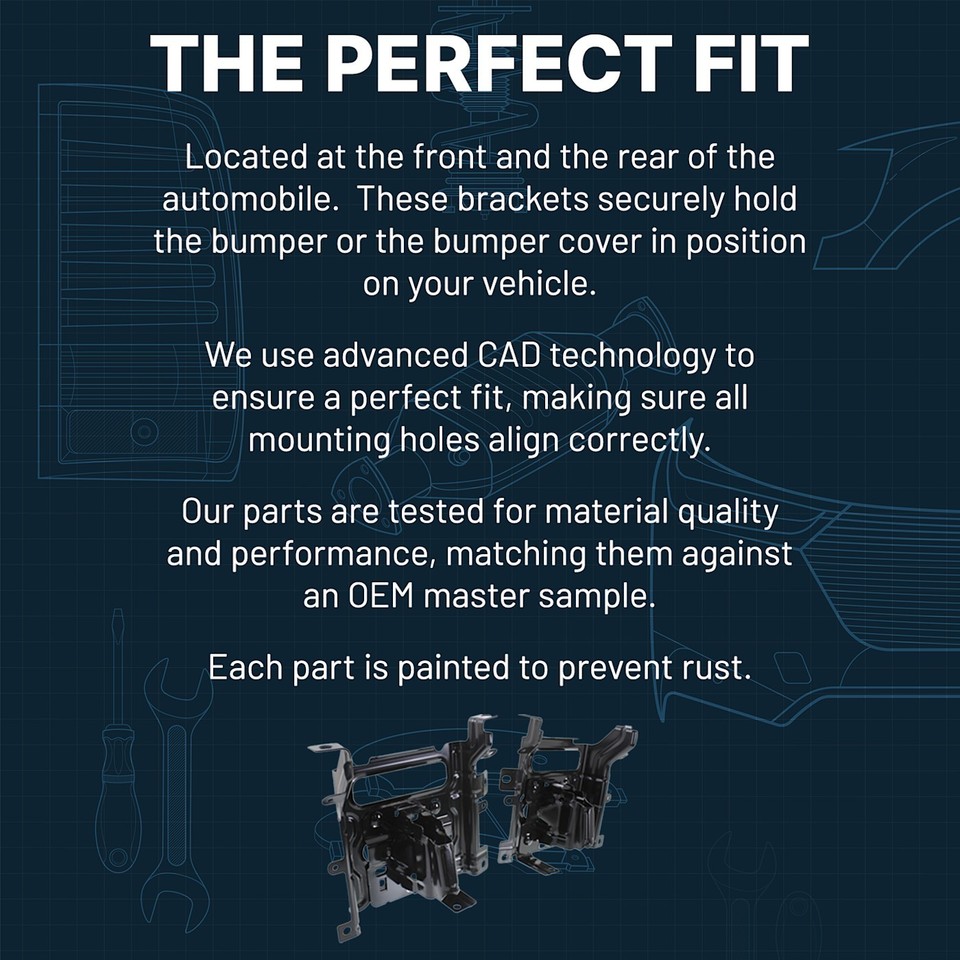 Bumper Bracket For 13-17 Honda Accord Sedan Side Cover Spacer Front RH ...