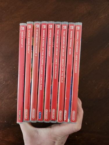 *READ DESC* Lot Of Empty Nintendo Switch Cases Zelda Breath Awakening ...