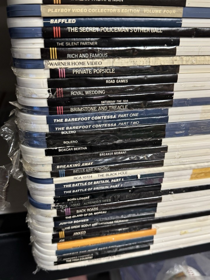 Vintage Collection Of 200 CED RCA SelctaVision VideoDiscs Movies Some ...