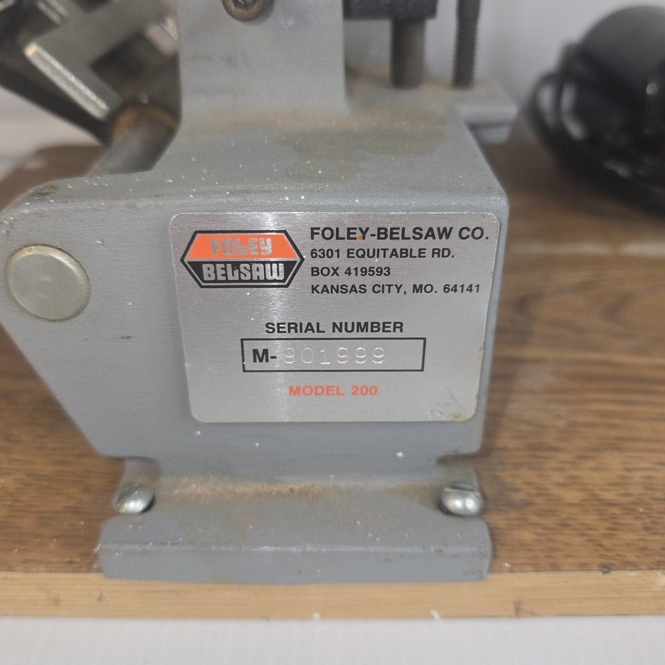 Foley Belsaw Model 200 Key Cutting Grinding Machine Needs Belt&Keys ...