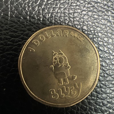 Bingo Buck 2024 One Dollar Coin Puppy Dog Bluey Blue $1 Australia ...