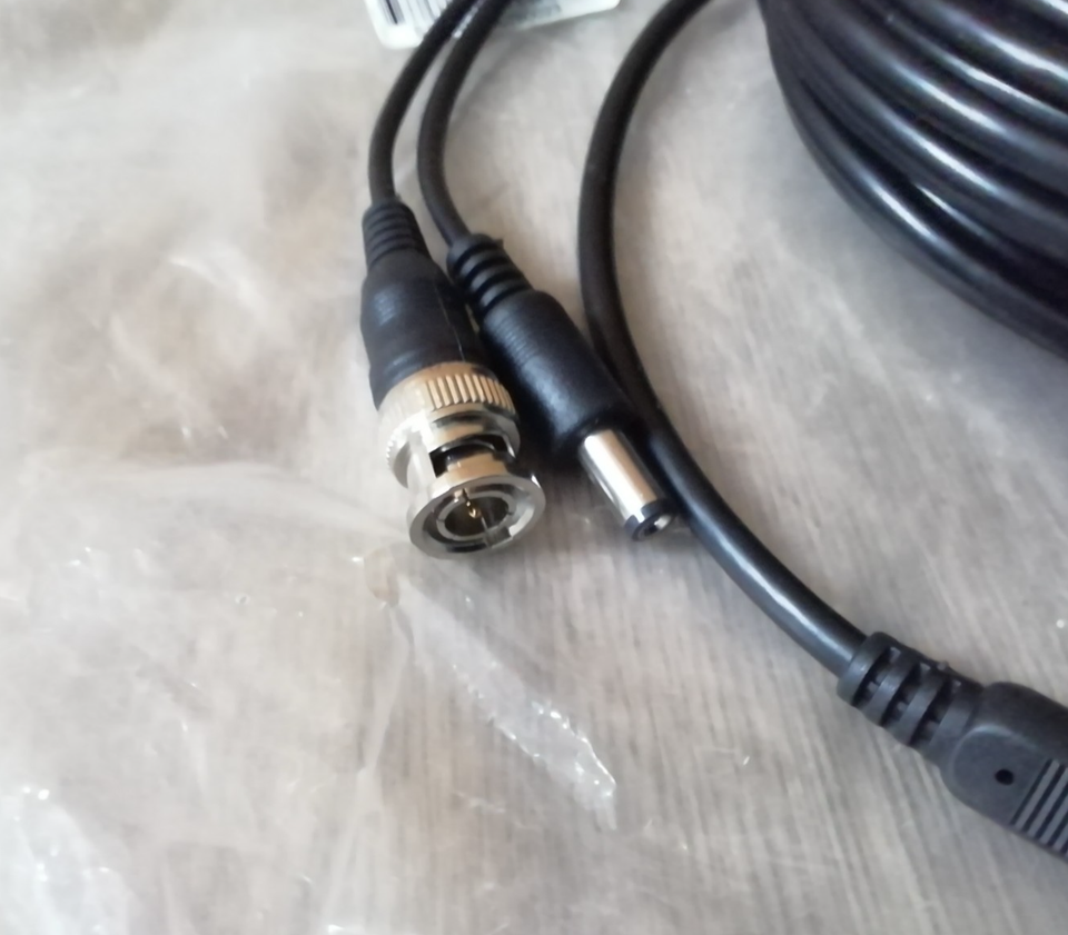 CCTV OEM BNC and powe extention camera cable 20m | eBay UK